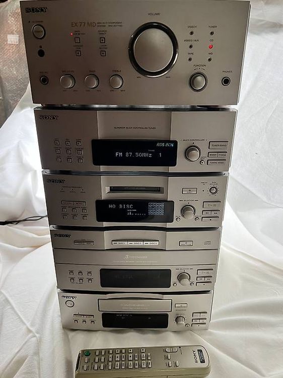 Sony DHC-EX77MD System HiFi-Anlage mit MiniDisc | Acheter sur Ricardo