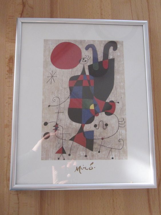Miro Kunstdruck Mit Rahmen
