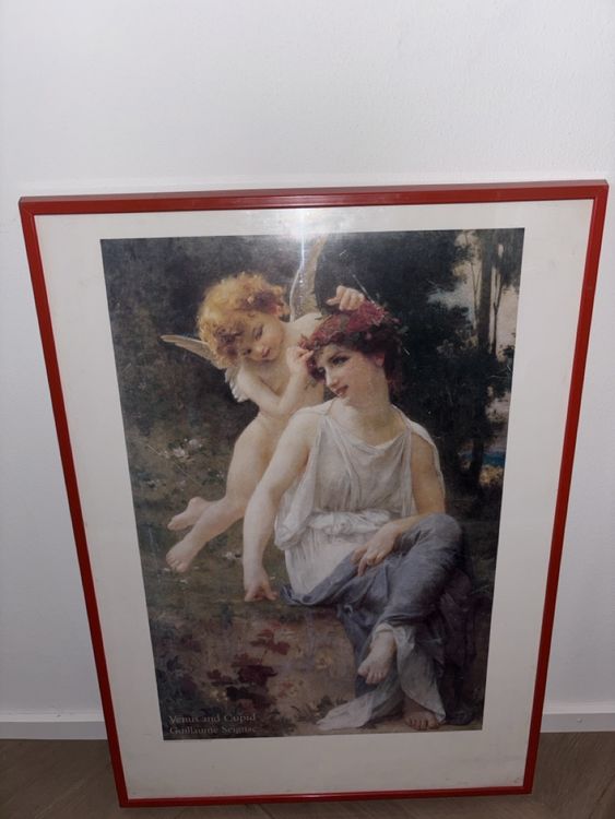 Gerahmtes Poster Venus und Cupid nach Guillaume Seignac (Gebraucht) in ...