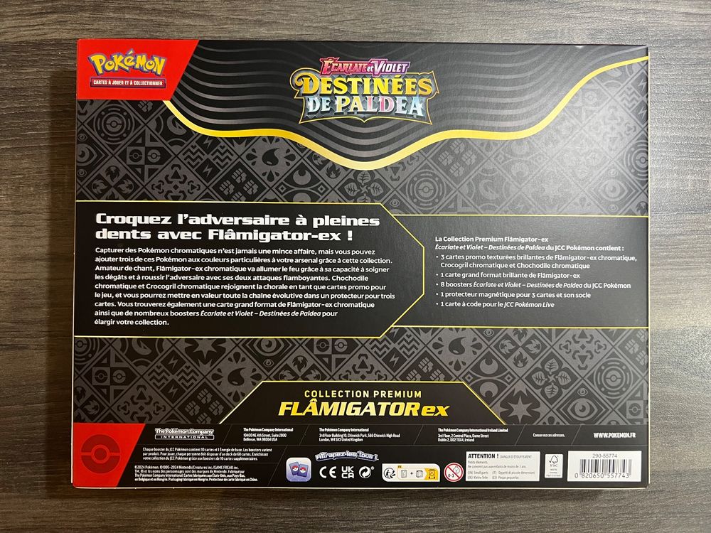 Pokémon Destinée de Paldea: coffret premium Flamigator FR | Kaufen auf ...