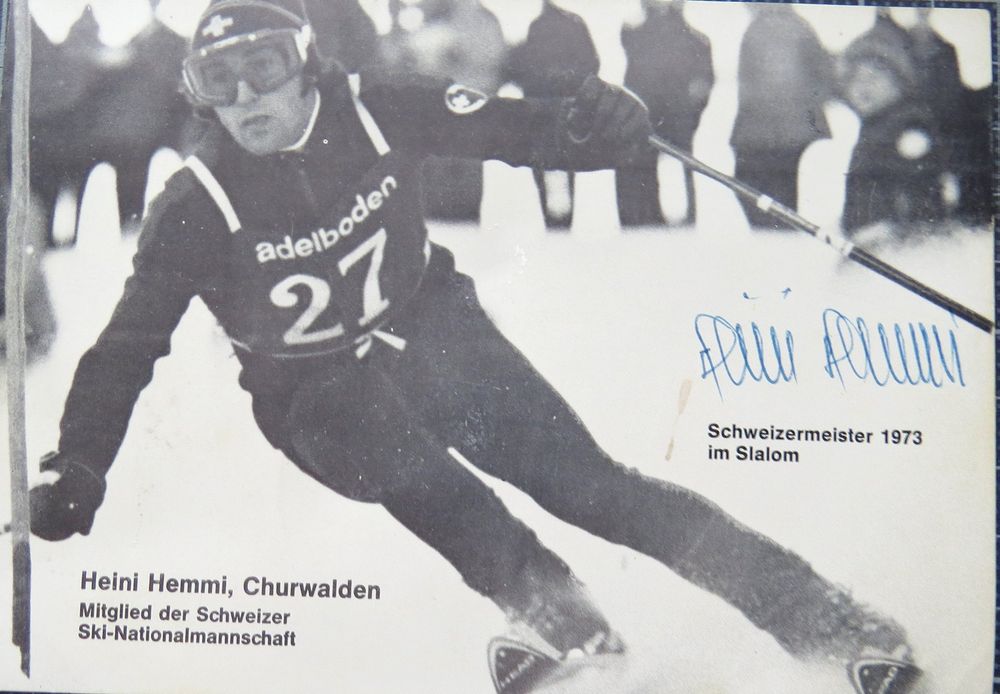 Autogrammkarte von Heini Hemmi + Christian (Gebraucht) in Ettingen für ...