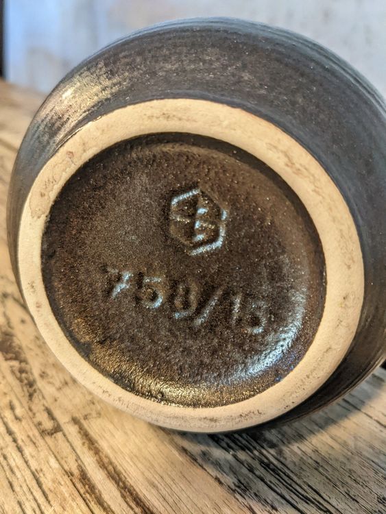 Steuler Keramik Vase Vintage 70er Henkel 758/15 West Germany | Kaufen ...