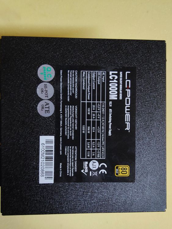 Lc-power 1000w (Gebraucht) in Niedergösgen für CHF 55 – mit Lieferung ...
