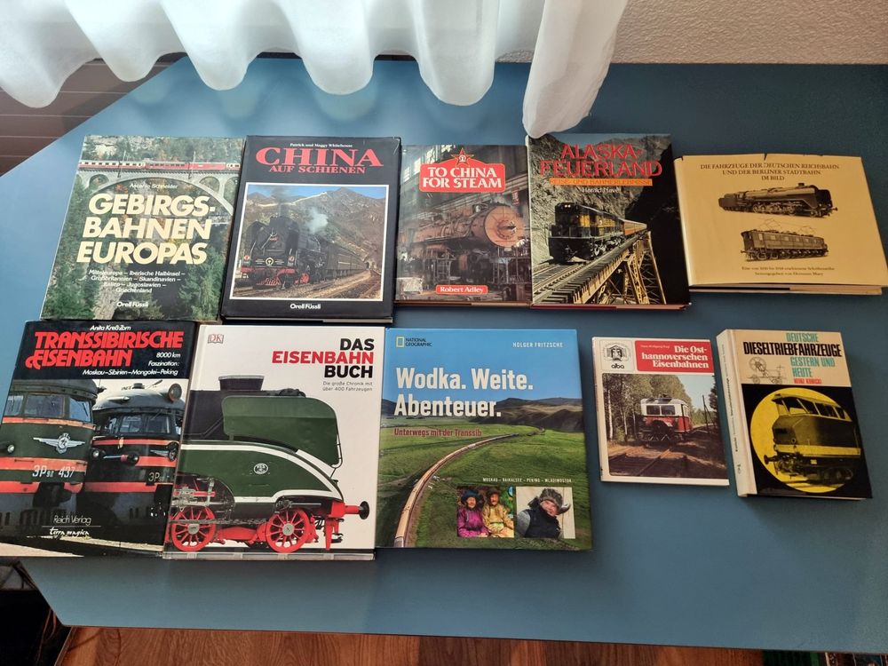 10 Bücher über die Eisenbahn (Gebraucht) in Birrwil für CHF 12 – mit ...