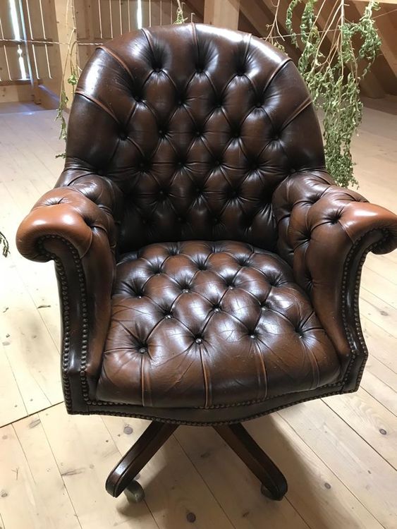 Wunderbar Brostuhl Leder Braun Ebenbild