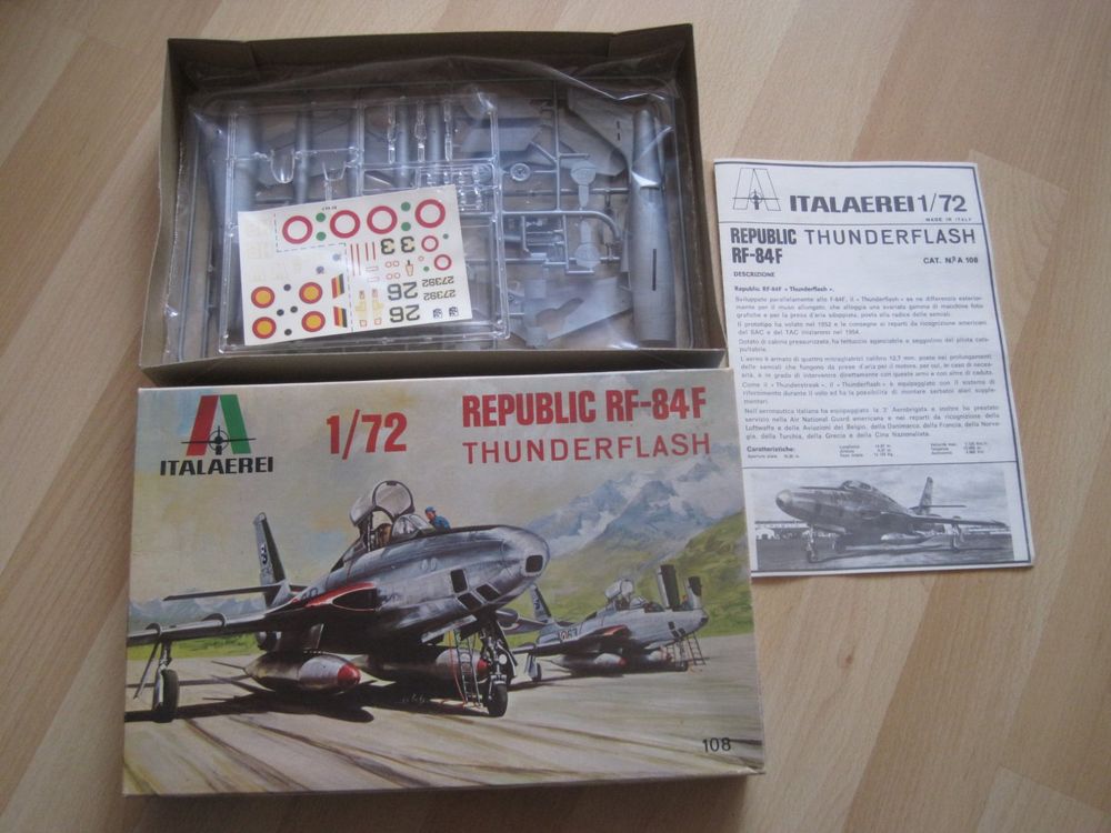 Republic RF - 84 Thunderflash 1/72 Italarei RARITÄT wie NEU | Kaufen ...