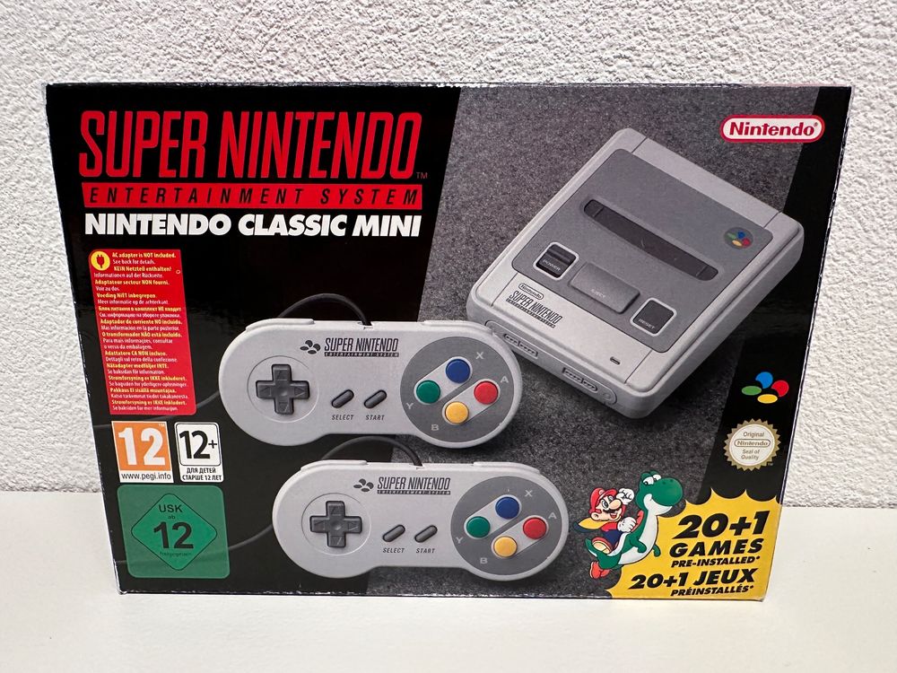 Super Nintendo CLASSIC Mini mit OVP (Gebraucht) in Ried-Brig für CHF ...