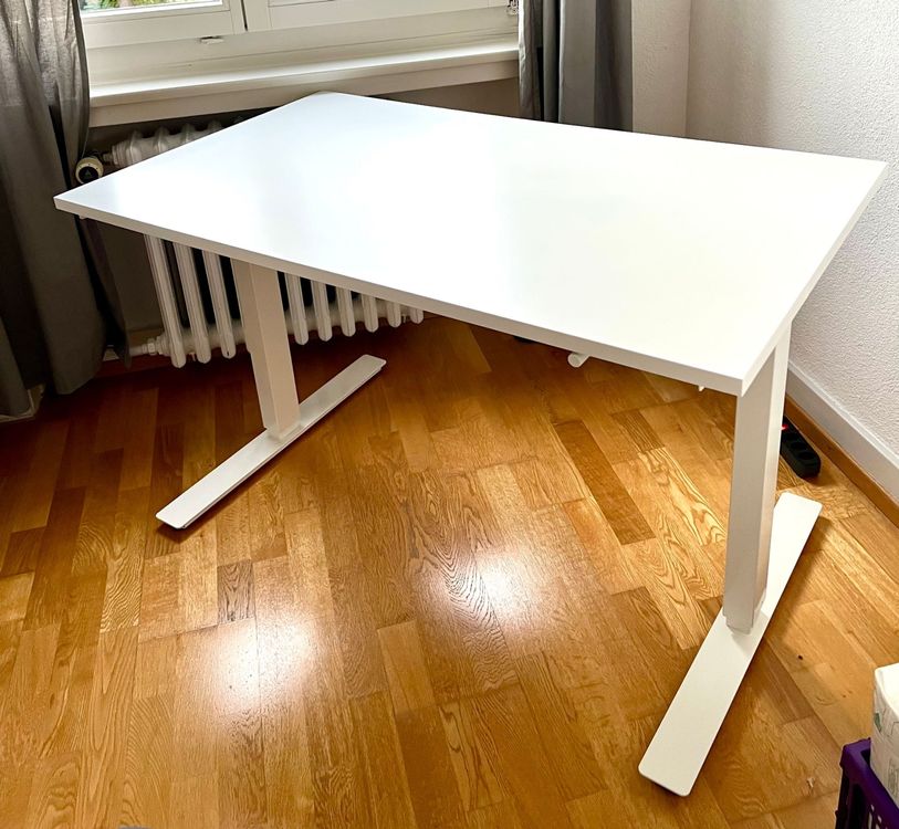 Wunderschne Schreibtisch Hhenverstellbar 120x70 Ebenbild