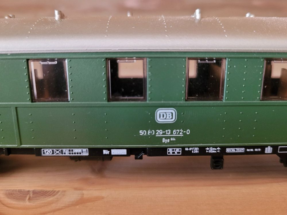 Märklin H0 4134 - Eilzug-Wagen DB grün 2. Klasse OVP (Gebraucht) in ...