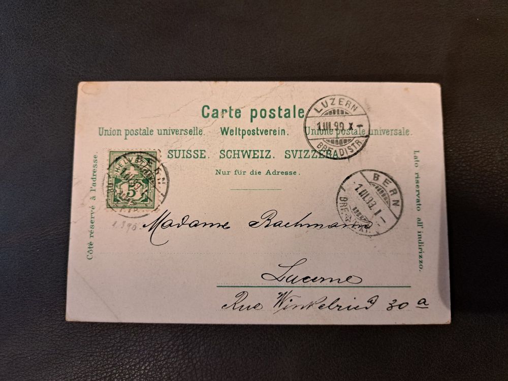uralte Postkarte Gruss aus Bern | Kaufen auf Ricardo