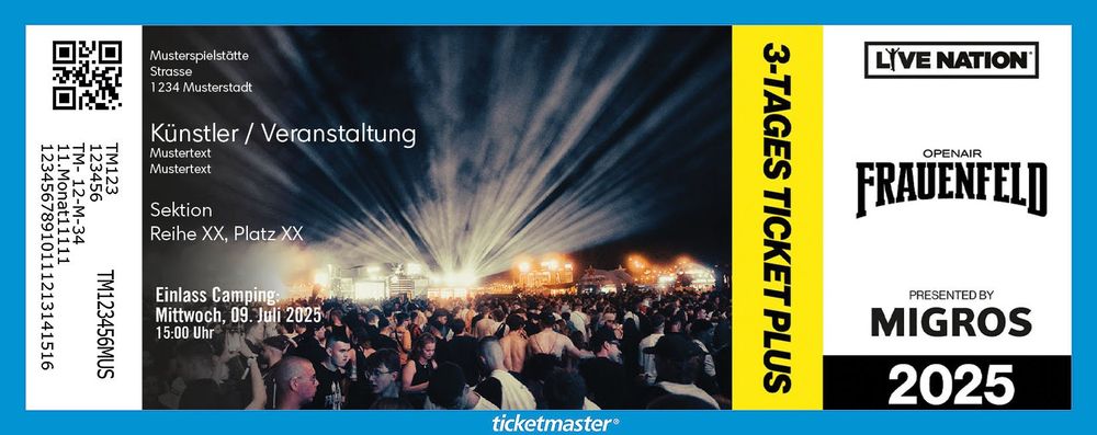 Openair Frauenfeld 2025 Early Bird Ticket | Kaufen auf Ricardo