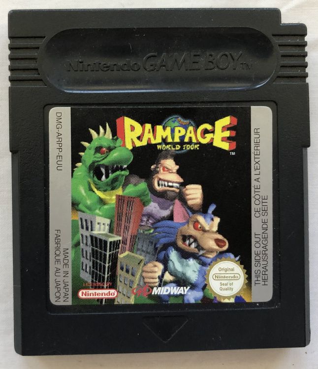 Nintendo Gameboy Color - RAMPAGE WORLD TOUR (Gebraucht) in Schaffhausen ...