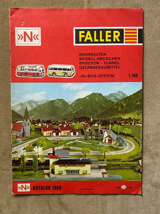 Prospekt FALLER N-Bussystem von 1968 (Ref.227) (Gebraucht) in Fischbach ...