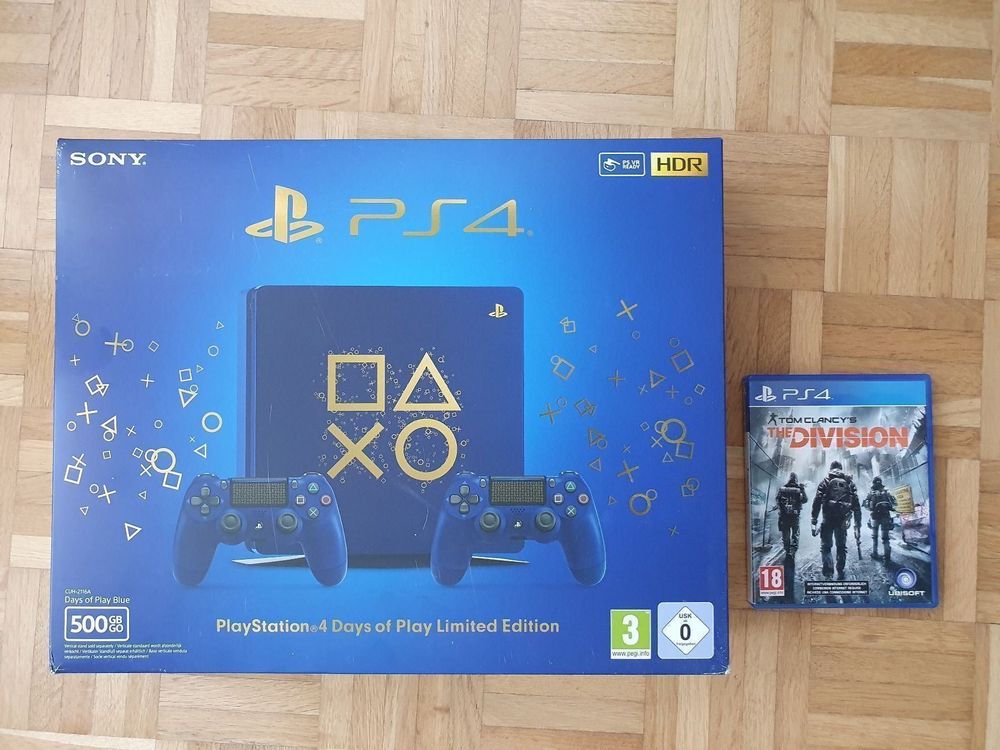 Playstation 4 Limited Edition Blue OVP! | Kaufen auf Ricardo