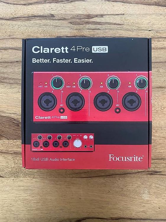 Focusrite Clarett 4 Pre USB (Neu (gemäss Beschreibung)) in Zürich für CHF 180 – mit Lieferung ...