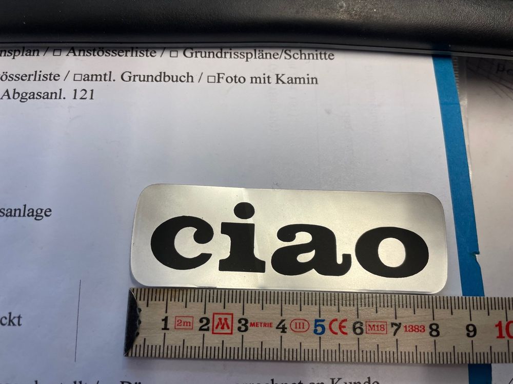 Töffli Ciao Sticker NOS | Kaufen auf Ricardo
