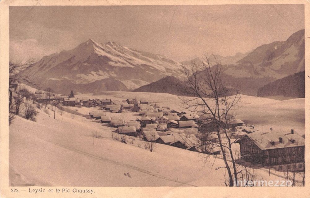 Leysin VD // 1910 village et le Pic Chaussy (Gebraucht) in Basel für ...