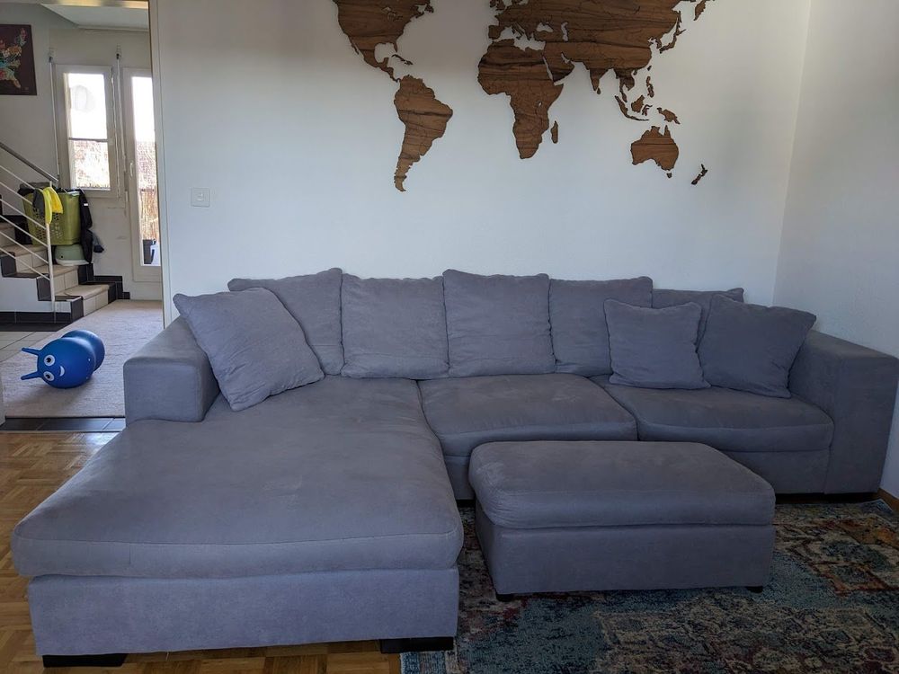 Ecksofa inkl. Hocker | Kaufen auf Ricardo