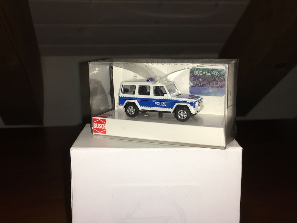 Mercedes-Benz G-Klasse Polizei 1:87 H0 Busch (Neu und originalverpackt ...