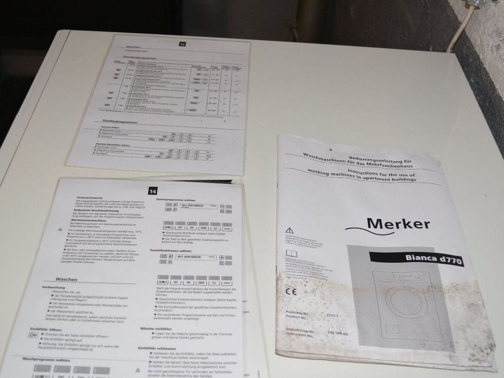 Waschmaschine Merker Bianca D770 (Gebraucht) in für CHF 200 – nur ...