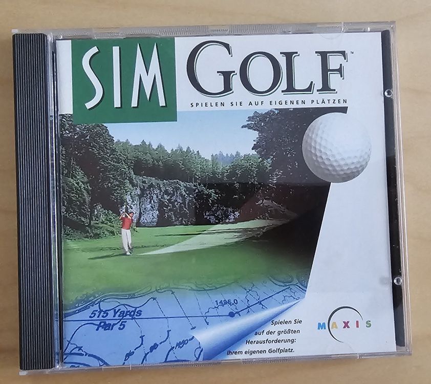 Maxis SIM Golf Simulations PC Spiel Windows 95 - 1996 + Ball (Gebraucht) in Rafz für CHF 35 ...