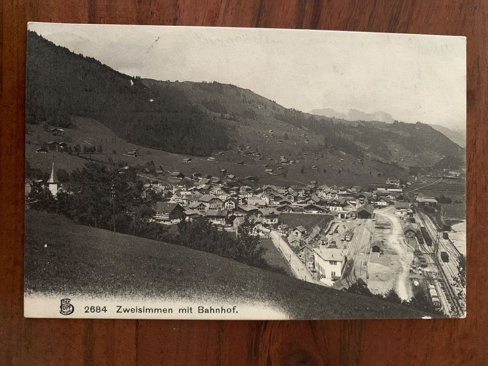 Ansichtskarte Schweiz Zweisimmen BE (Gebraucht) in Oftringen für CHF 8 – mit Lieferung auf ...