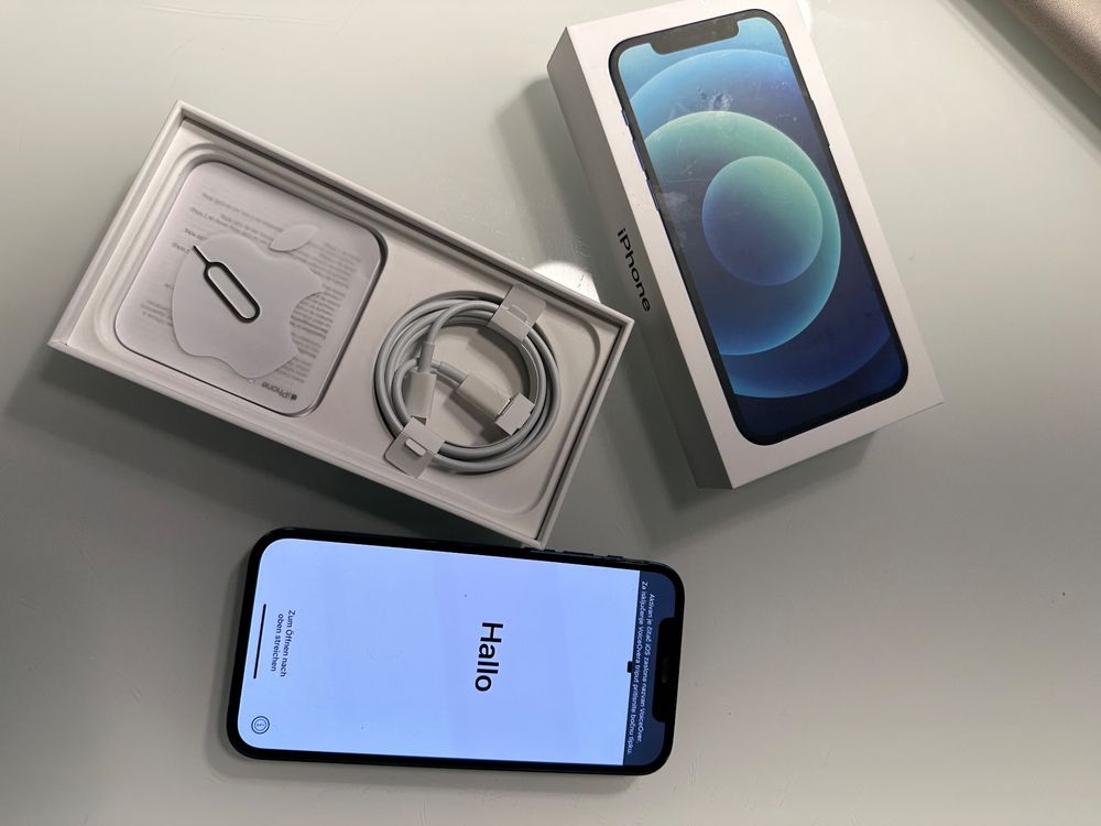 Apple iphone 12 128 blue (Gebraucht) in Niedergesteln für CHF 385 – mit ...