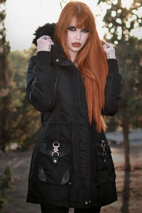 Killstar Unholy Trip Parka Jacket XXL NEU GOTHIC (Neu (gemäss ...