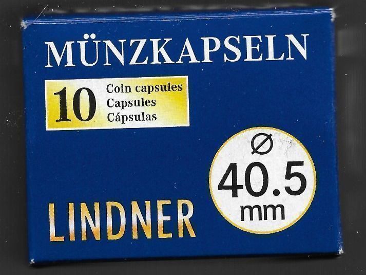 Lindner 10er Pack Münzkapseln 40,5 mm (Neu und originalverpackt) in ...