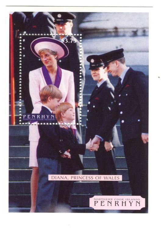 Block "Lady Diana". Penrhyn (Neu und originalverpackt) in für CHF 4 ...