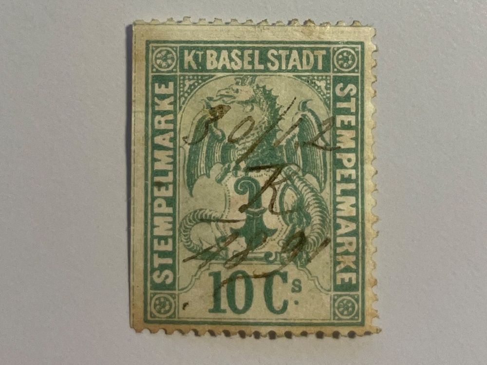 Stempelmarke Basel Stadt | Kaufen auf Ricardo