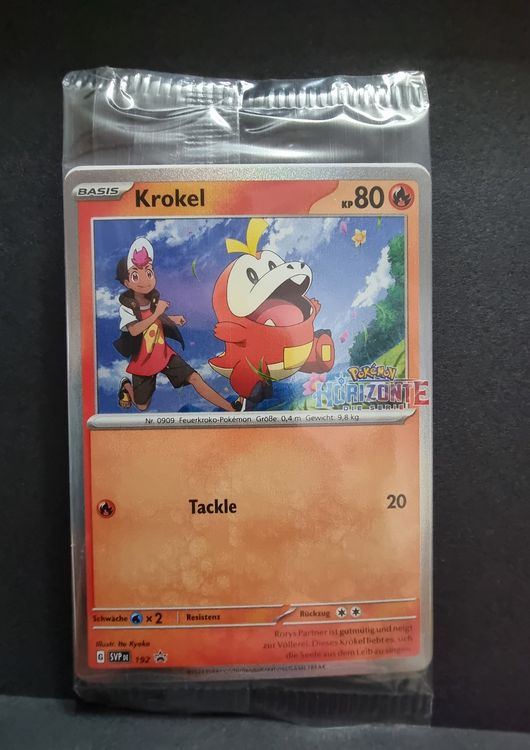 Pokémon Krokel Horizonte Stamp Promo 🇩🇪 Sealed (Neu und ...
