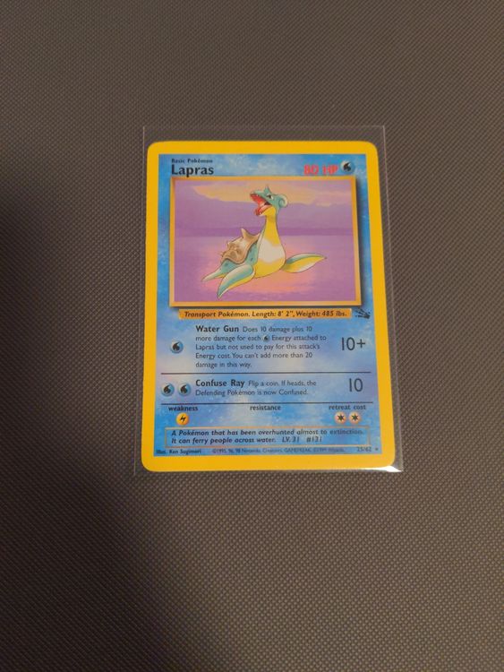 Lapras 25/62 fossil set | Kaufen auf Ricardo