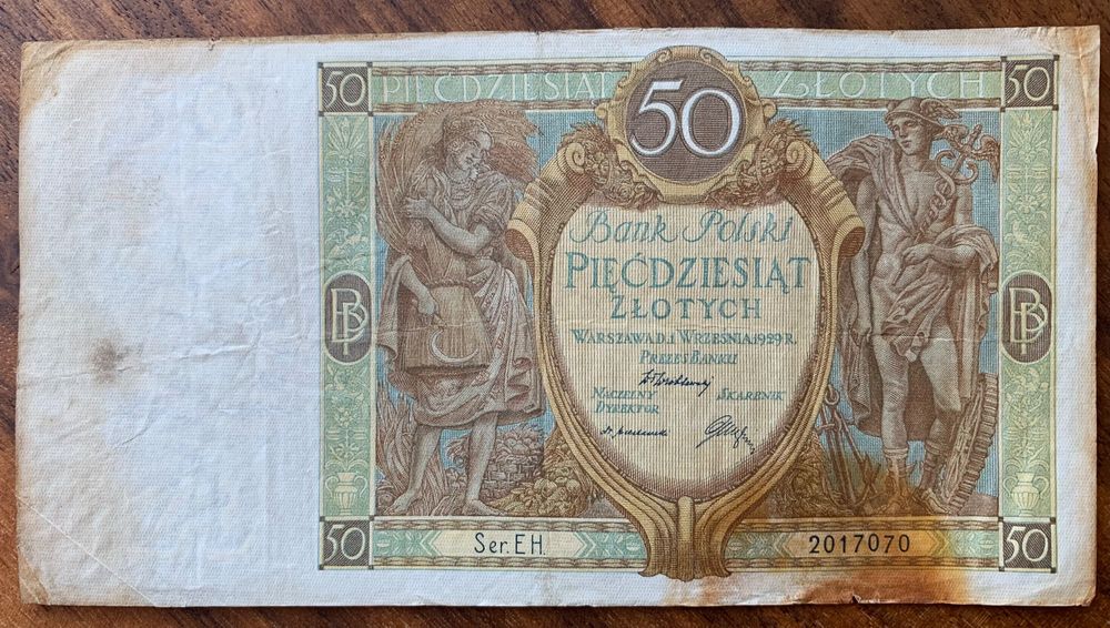 Banknote Polen 50 Zlotych 1929 | Kaufen auf Ricardo