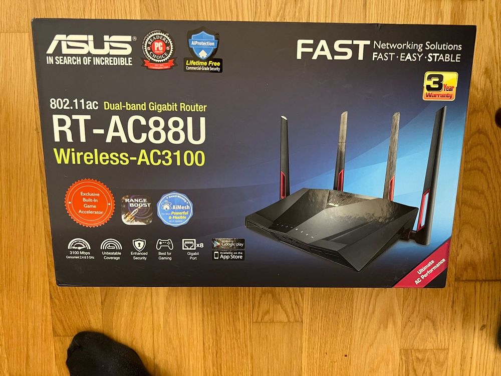 Asus Router RT-AC88U Wireless AC3100 (Gebraucht) in Grüt (Gossau ZH ...