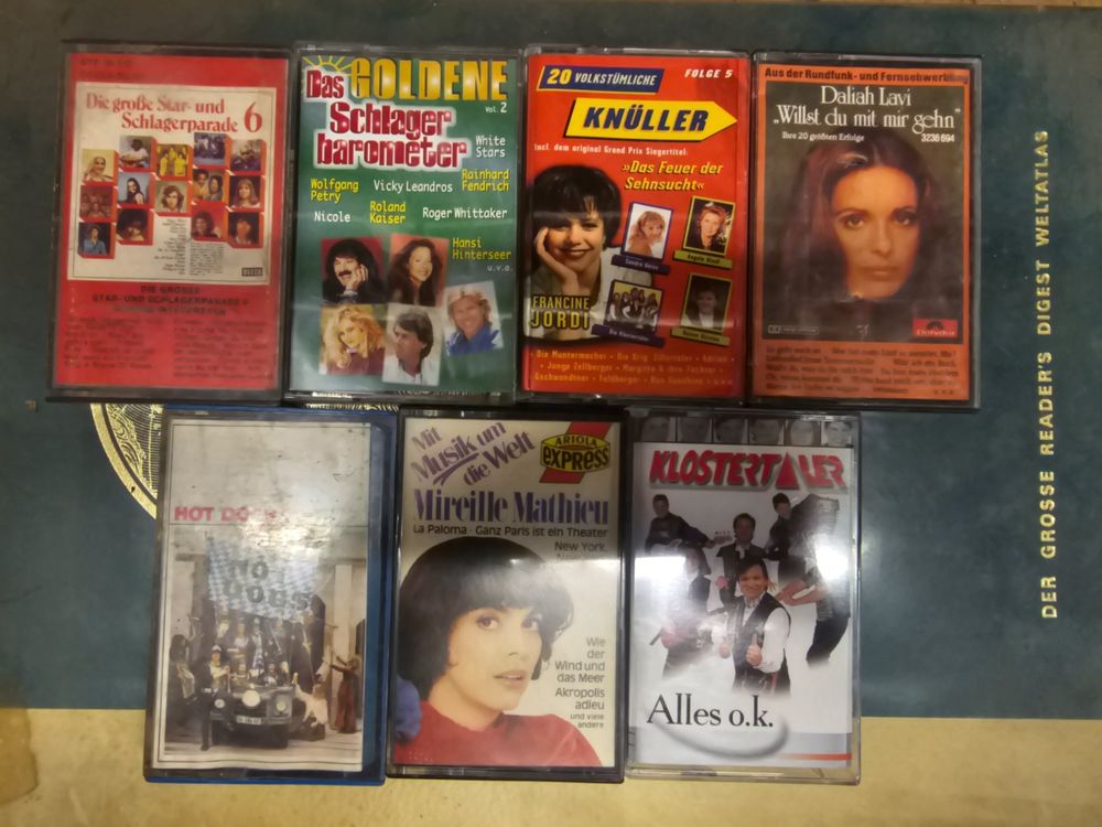 Alte Deutsche Musik Kasetten ab 1.- (Gebraucht) in Frenkendorf für CHF 1 – mit Lieferung auf ...