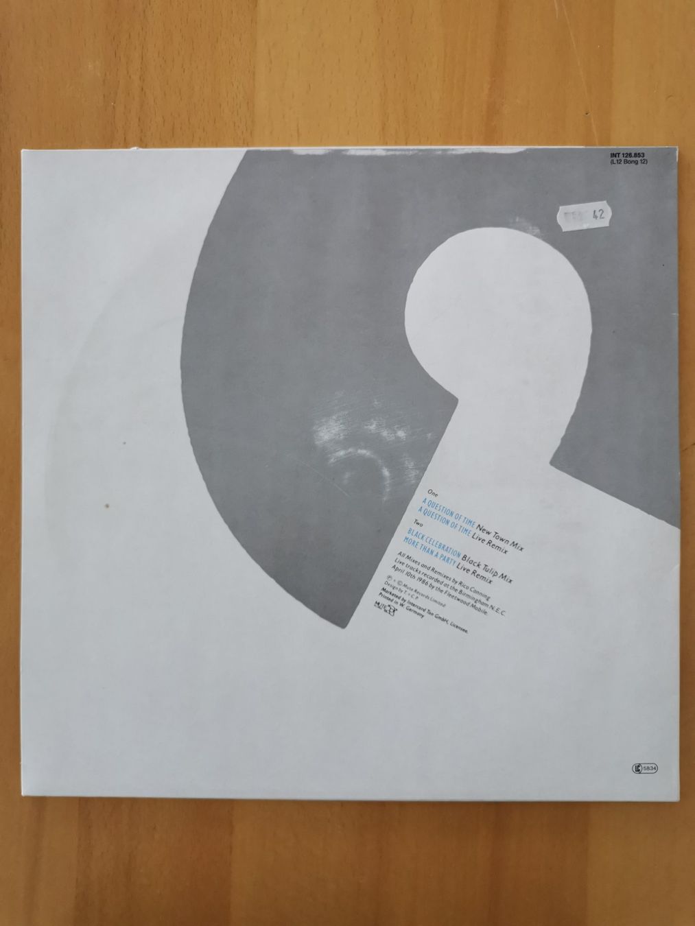 Depeche Mode – A Question Of Time (New Town Mix) Maxi Single (Gebraucht ...