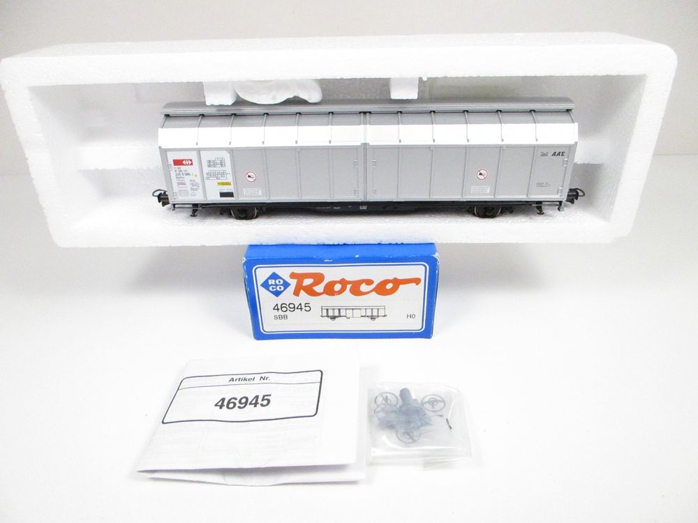 Roco H0 46945 SBB Schiebewandwagen hbbillns (Neu und originalverpackt ...