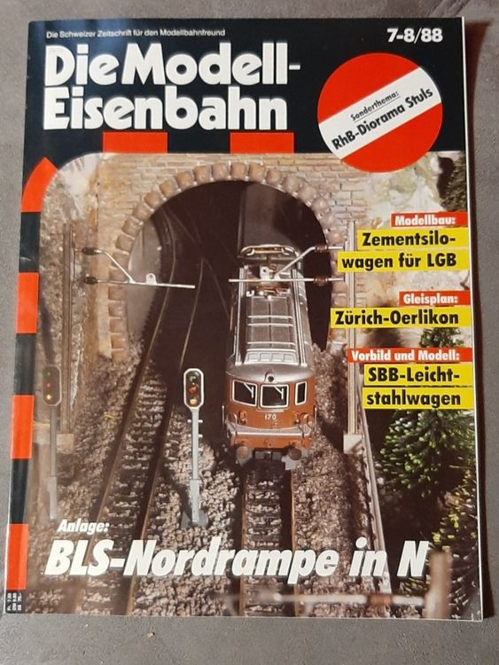 Zeitschrift, die Modell- Eisenbahn 1988 (Gebraucht) in Lohn-Ammannsegg für CHF 3 – mit Lieferung ...
