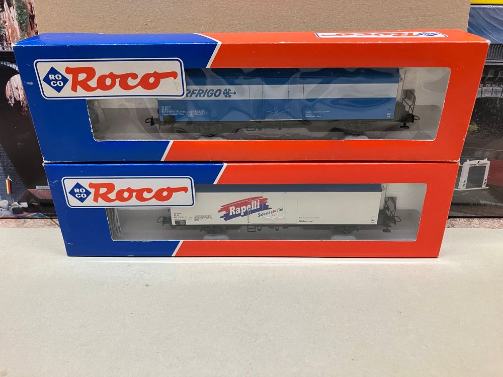 Roco 2 FS Maschinenkühlwagen "Interfrigo u. Rapelli", H0 WS | Kaufen ...