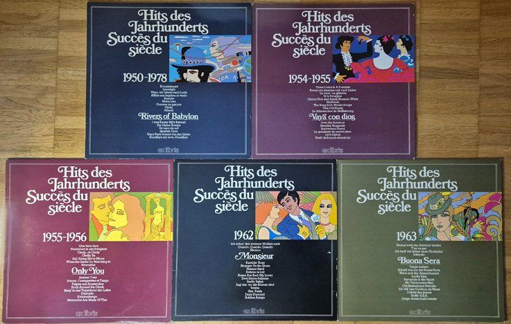 5 Langspielplatten, Hits des Jahrhunderts, Genre: Schlager (Gebraucht ...