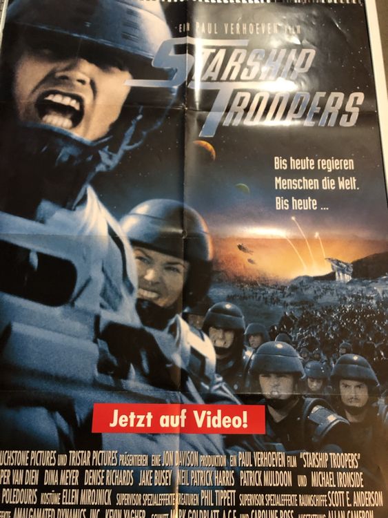 FILMPOSTER STARSHIP TROOPERS 1 UND STARSHIP TROOPERS 2 (Neu (gemäss Beschreibung)) in Lausen für ...