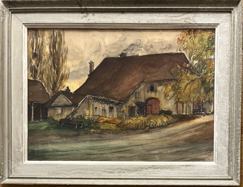 Henry De Bosset (1876-1956) Aquarell, Verso Beschriftet | Kaufen auf ...