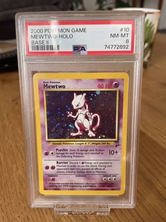 Mewtwo Holo - Base Set 2 PSA 8 | Kaufen auf Ricardo