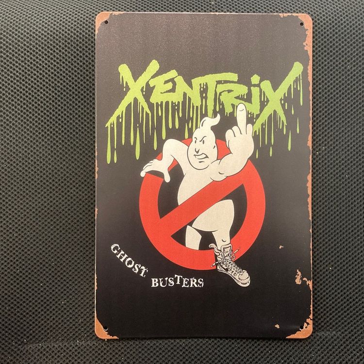 Blechschild 20x30cm XENTRIX Ghostbusters Thrash Metal Retro (Neu ...