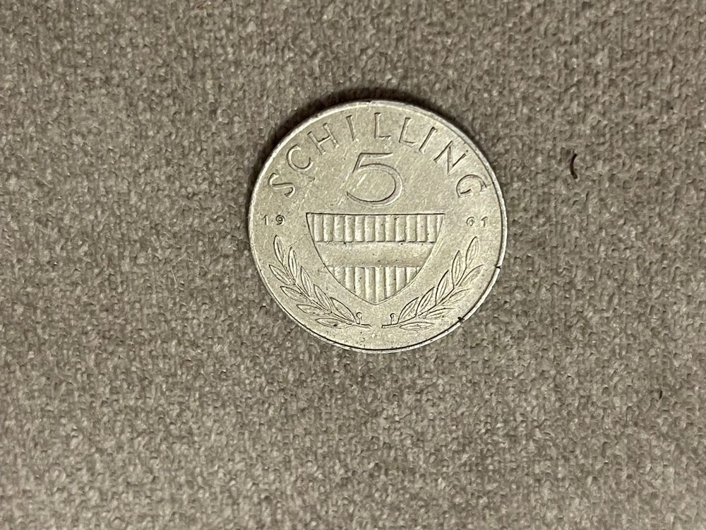 5 Schilling 1961 Österreich Silber (Gebraucht) in Elsau für CHF 2 – mit Lieferung auf Ricardo kaufen