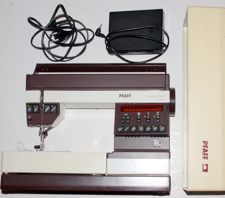 NÄHMASCHINE PFAFF creative 1469 (Fusspedal + Zubehör...) | Kaufen auf ...
