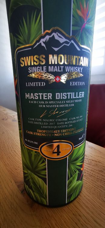 MASTER DISTILLER LIMITED EDITION TROPENHAUS EDITION 1 (Neu und ...