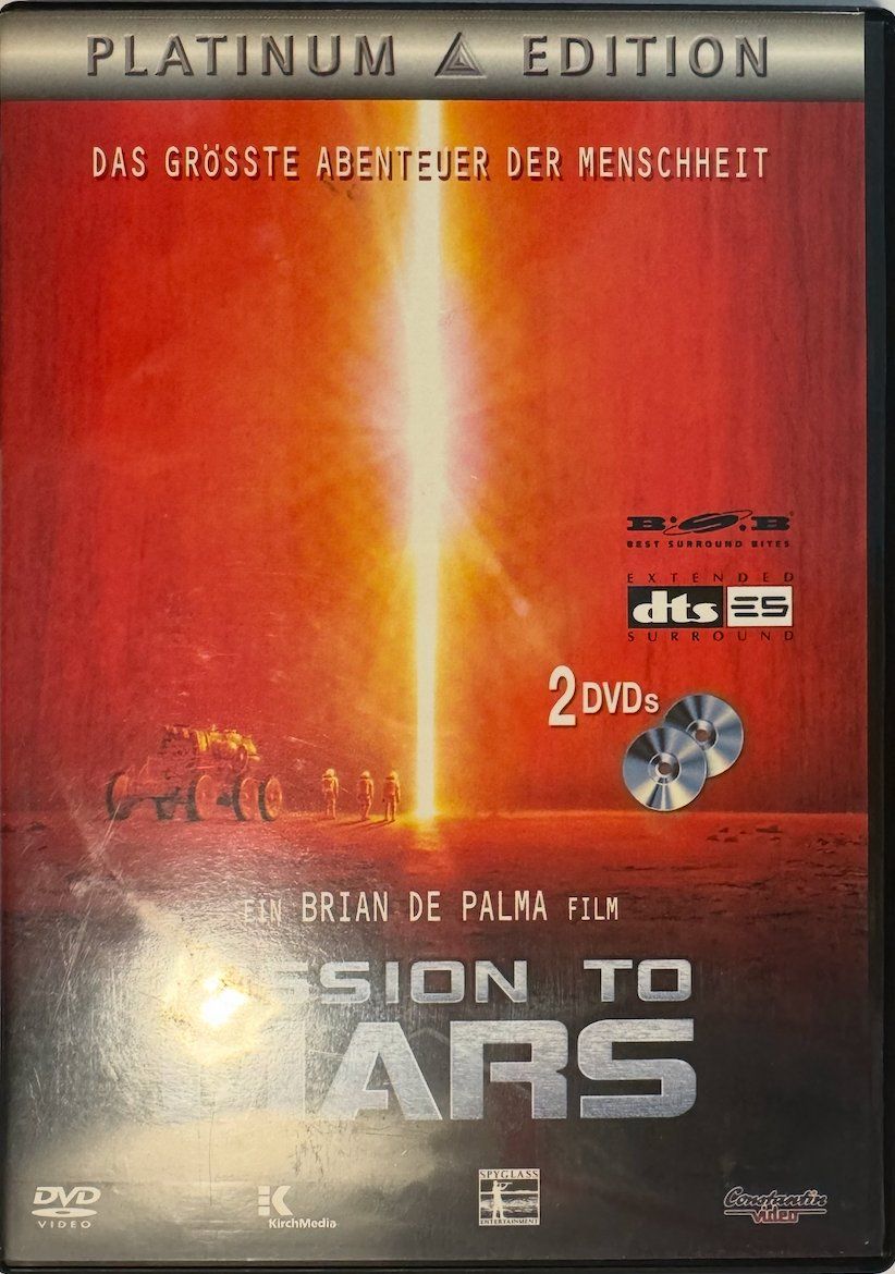 2 DVDs MISSION TO MARS ein Film von BRIAN DE PALMA (Gebraucht) in Wisen ...