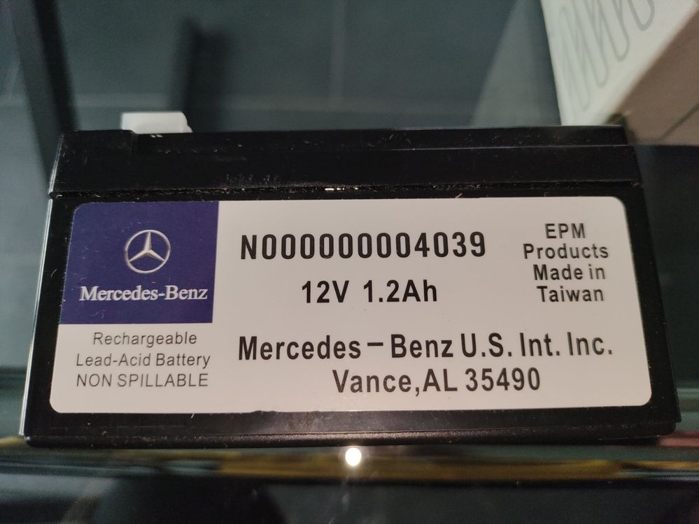 Vehicle Battery - Mercedes-Benz (000000-004039) (Neu und ...